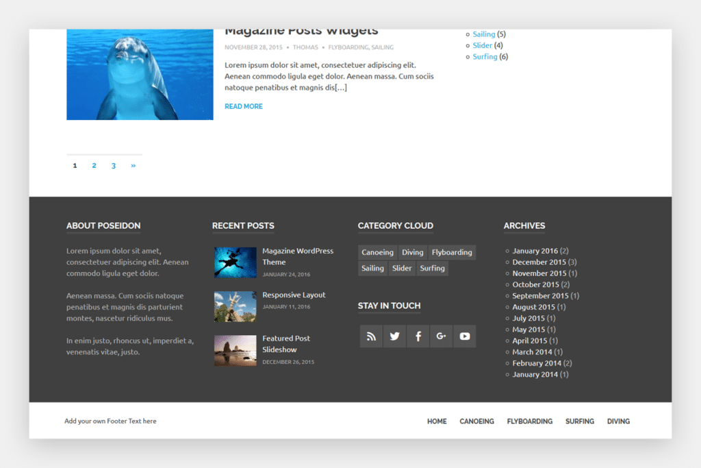 Poseidon Pro – ThemeZee