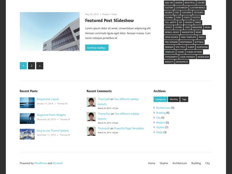 Maxwell Pro – ThemeZee