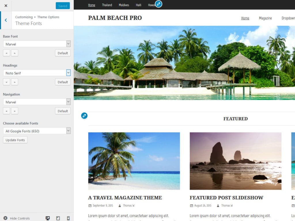 Palm Beach Pro – ThemeZee