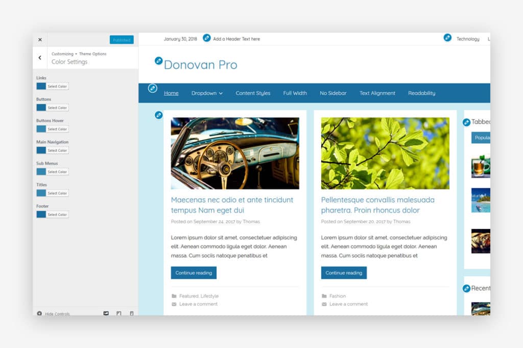 Donovan Pro Themezee